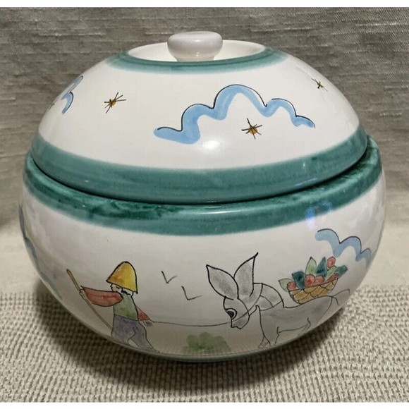 Vietri | Kitchen | Vie Tritaly Sri Vietri Su Mare Sa Vegatable Tureen ...